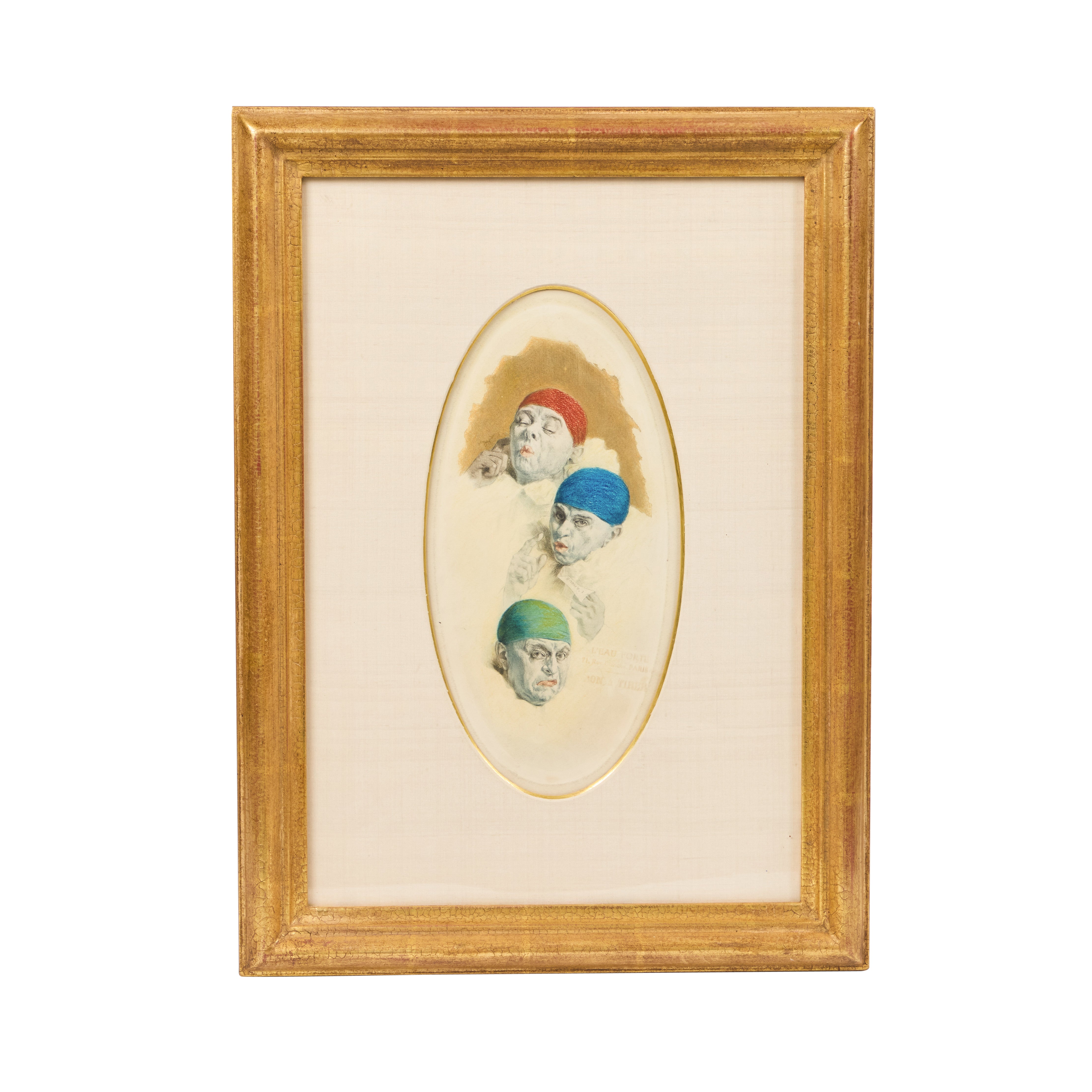 Vintage Aquatint Etching Attributed to Armand Henrion | B – Maude Woods