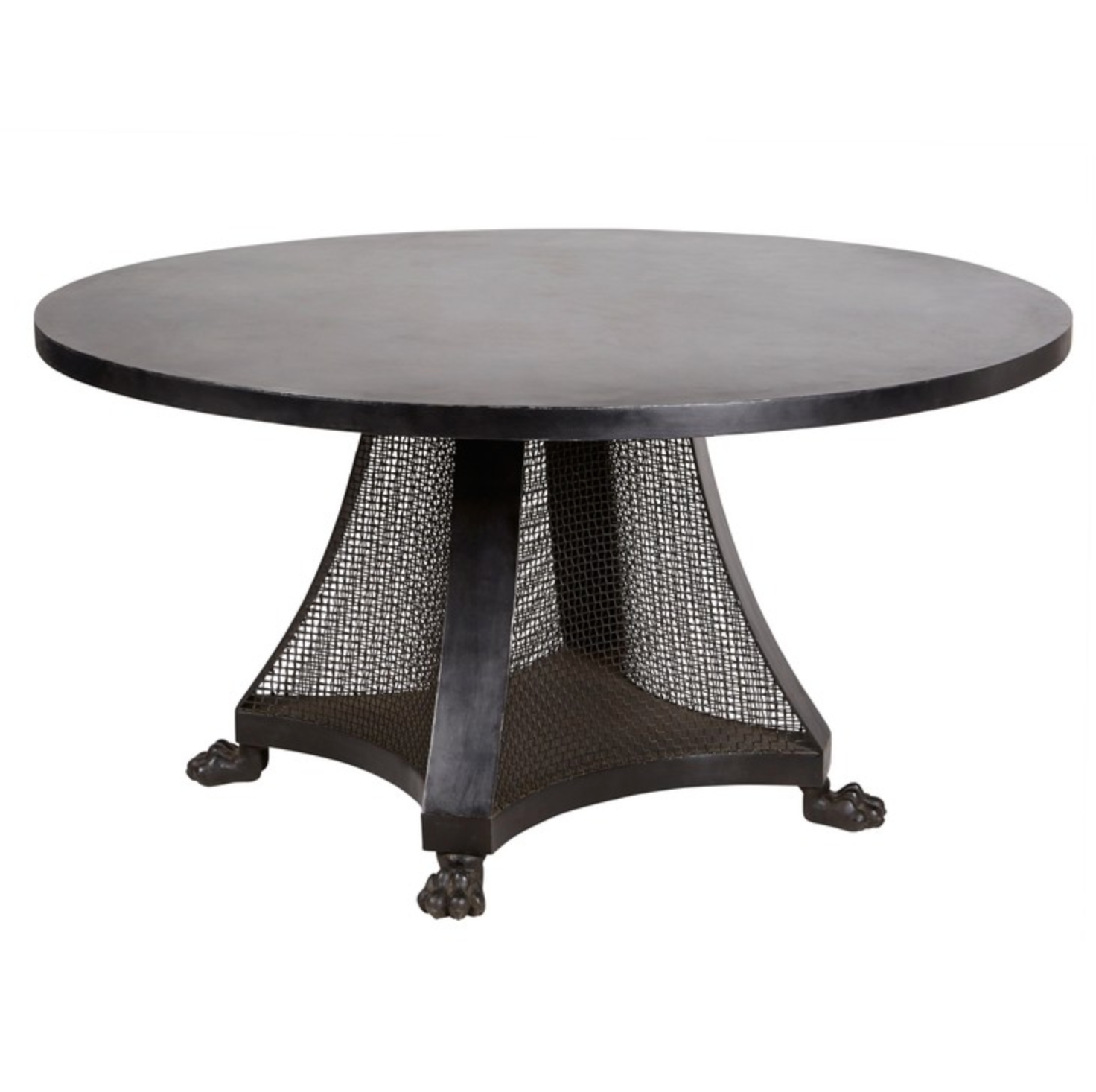 Battalion Iron Pedestal Dining Table – Maude Woods