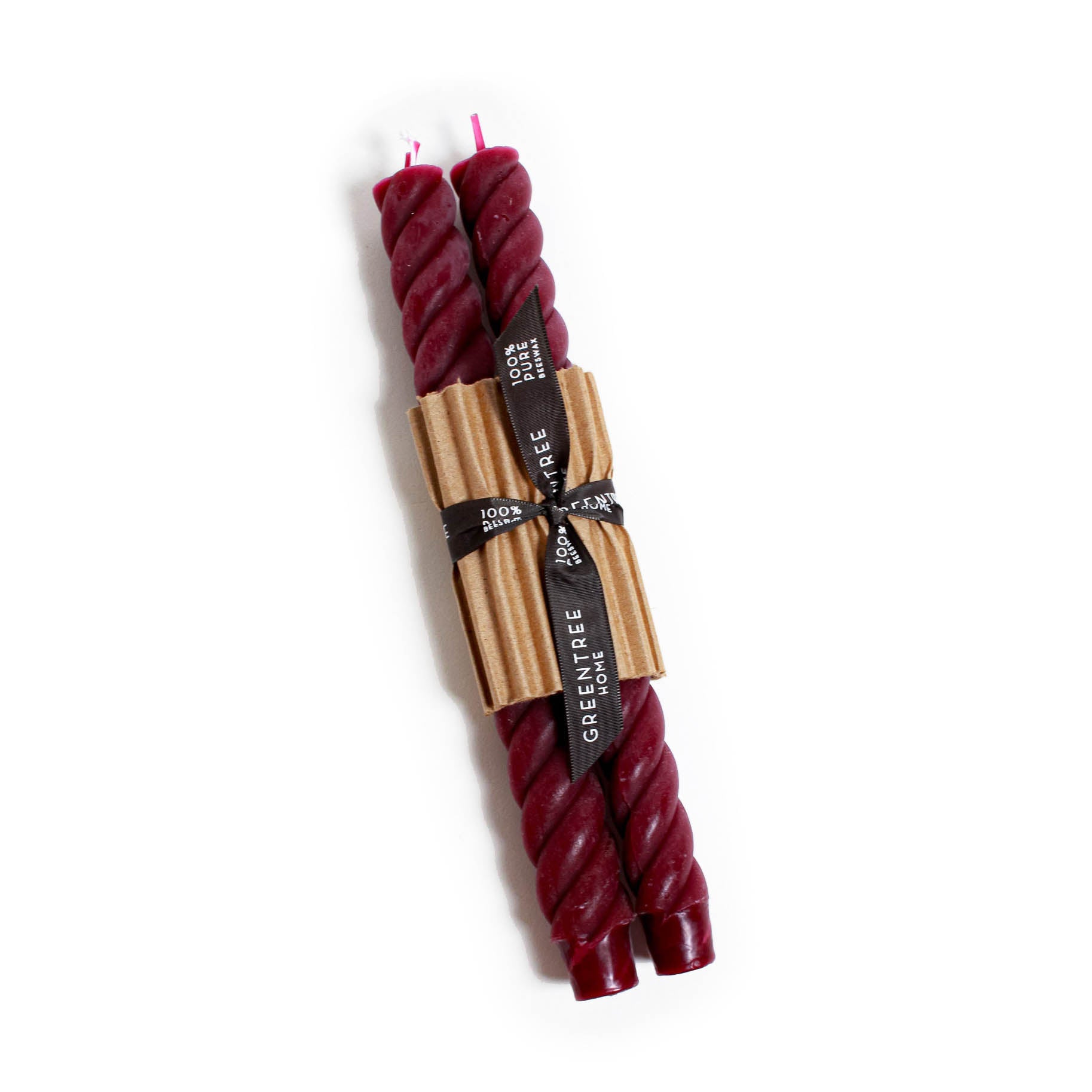 Greentree Home - Rope Beeswax Tapers in Sangria (Pair) – Maude Woods